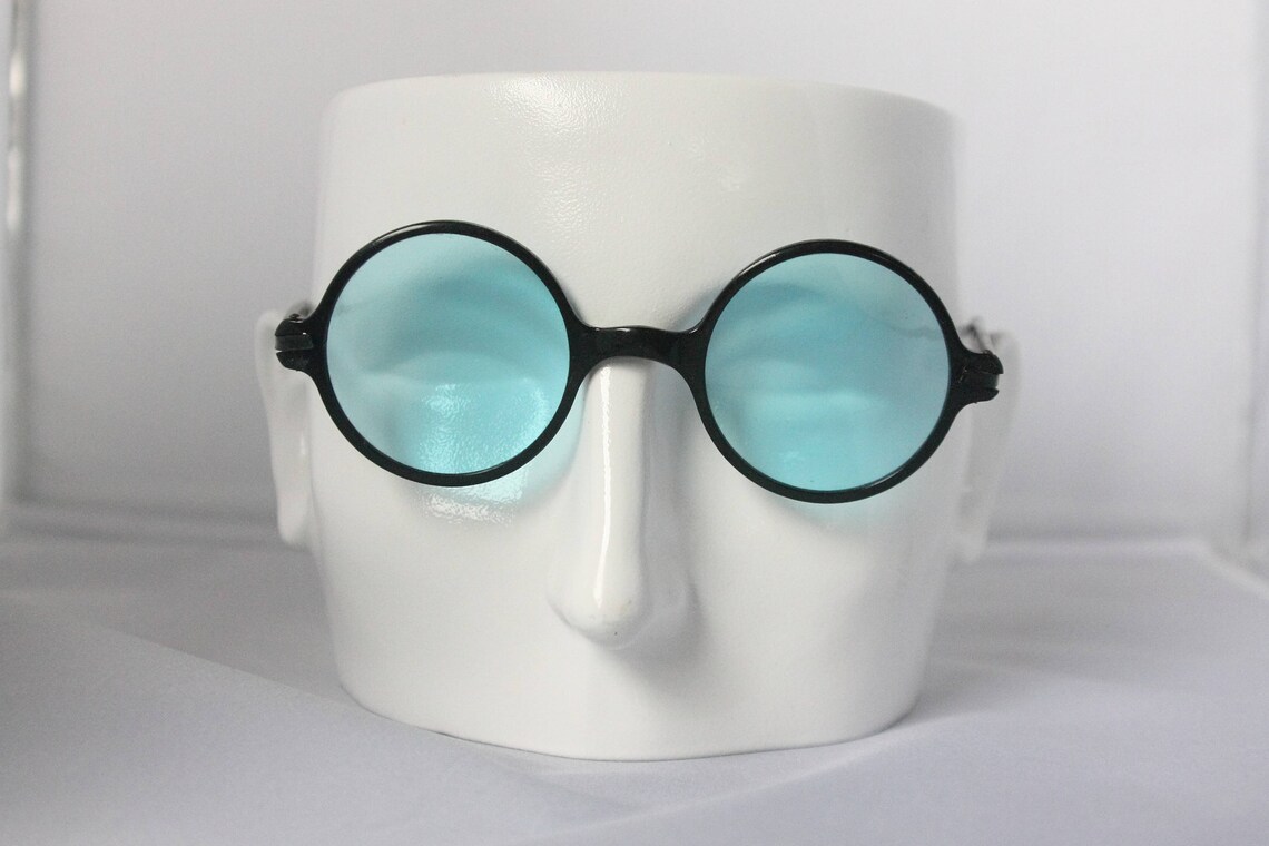 Deadstock Amber 1930s Crookes Sunglasses With Gray Lens THE | Etsy