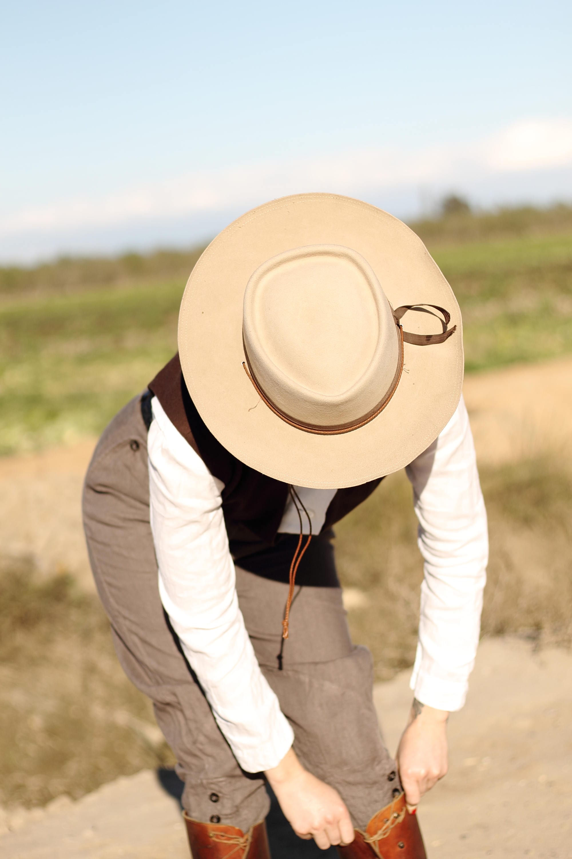 1940s women's western ranchers hat or cowboy hat by Miss Ranchero ...