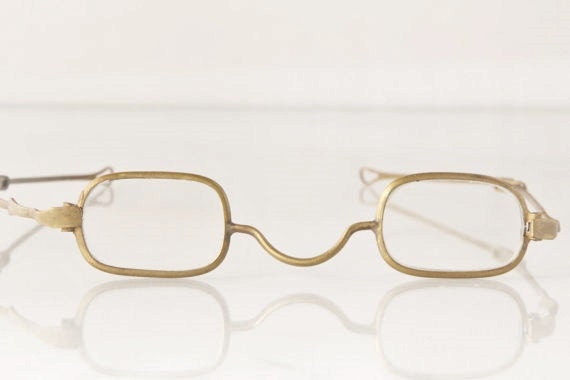 Great Antique Early 1800's Spectacles With Slide Temples - Etsy India