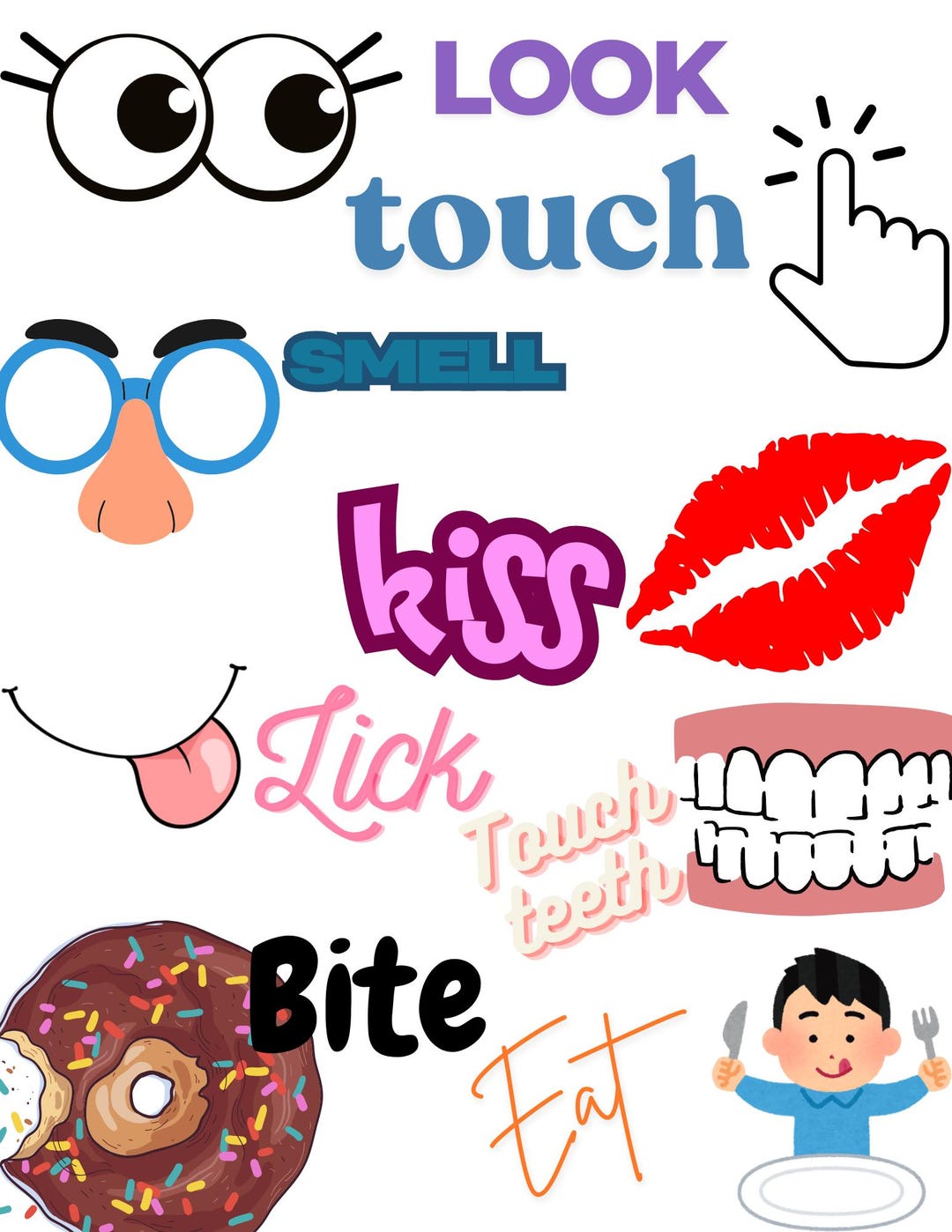 Feeding Therapy Sensory Visuals - Etsy