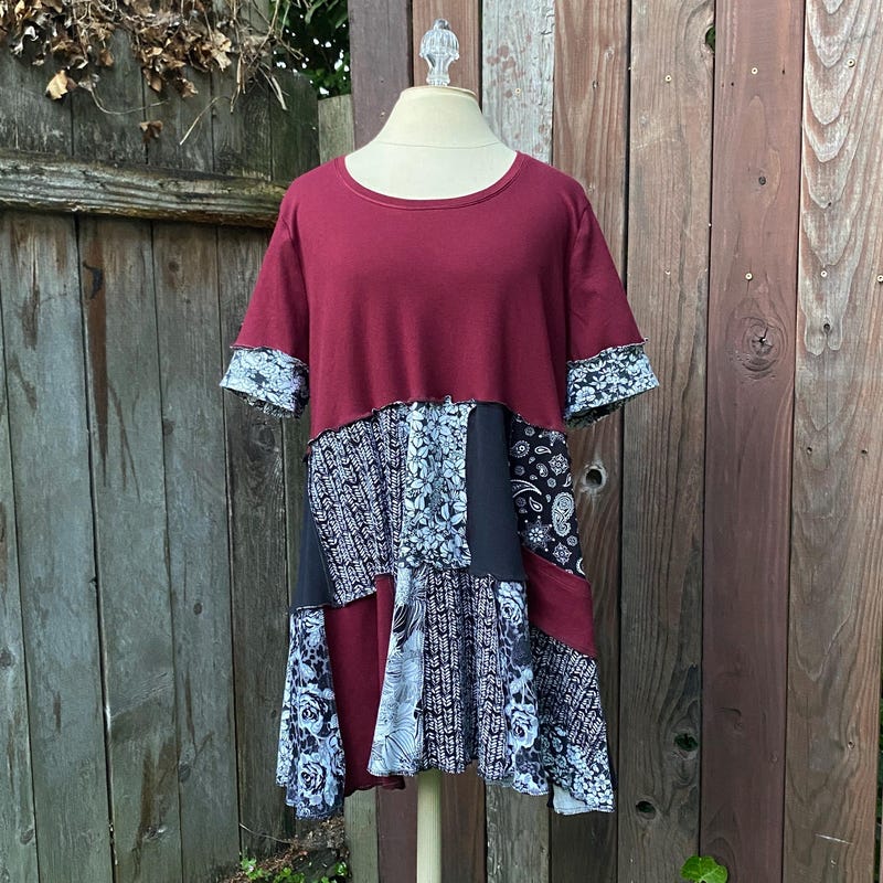 Patchwork Tunic - Etsy
