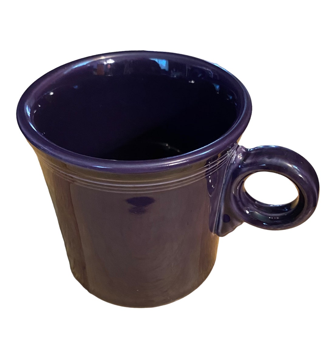Vintage Fiesta Purple Ring Handle Coffee Mug HLC Fiestaware Made in USA ...
