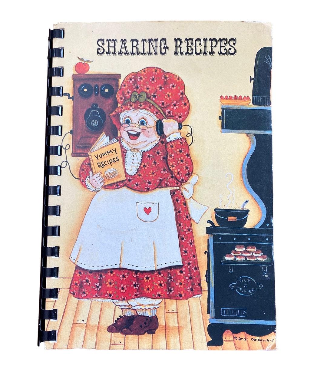 Vintage Church Cookbook Spiral Bound Odell United Methodist in Oregon ...
