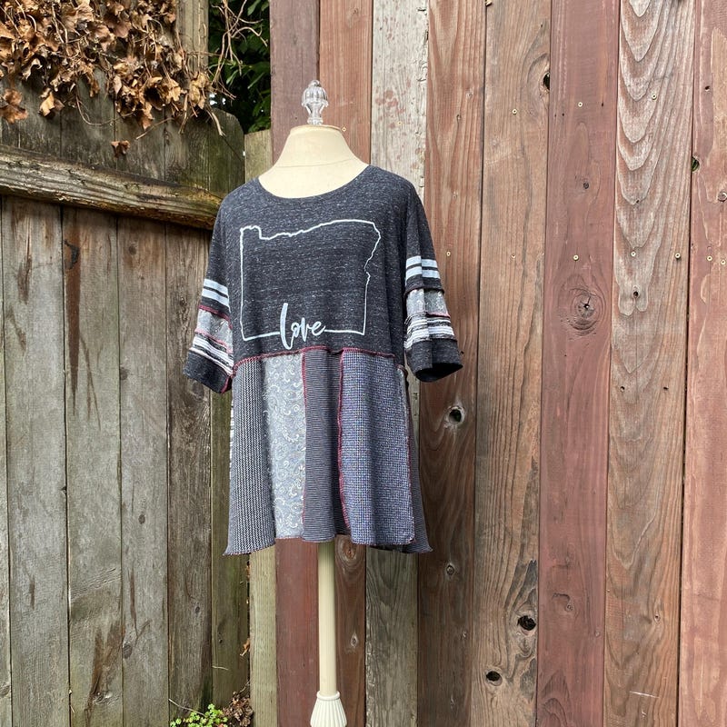 Patchwork Tunic - Etsy