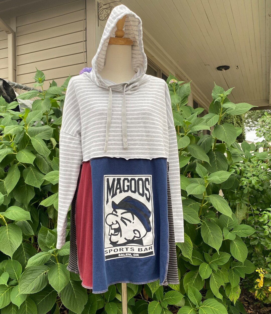 Womens Tunic Hoodie, Mr Magoo Top, Eco Friendly Unique Clothing for ...