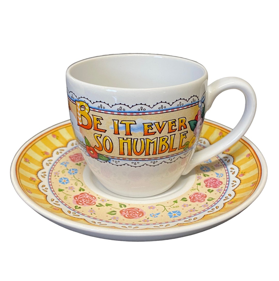 Mary Engelbreit Teacup and Saucer in Box, Perfect Gift for Best Friend ...