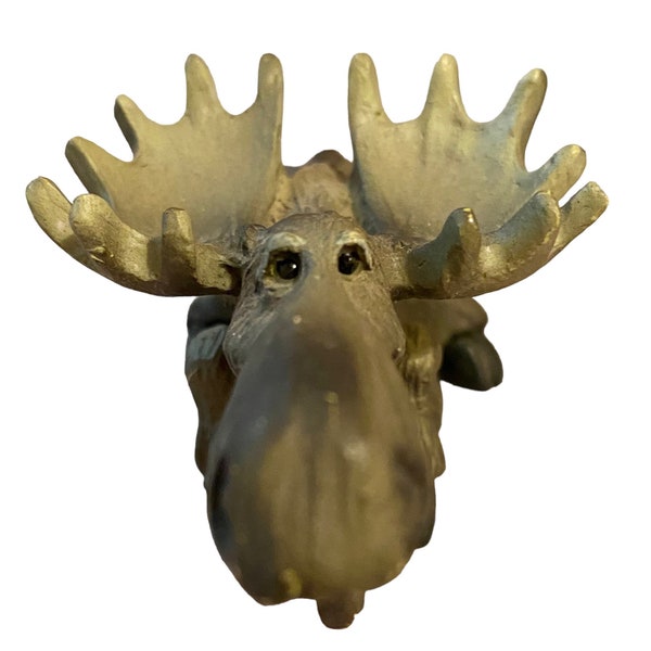 Moose Figurine - Etsy