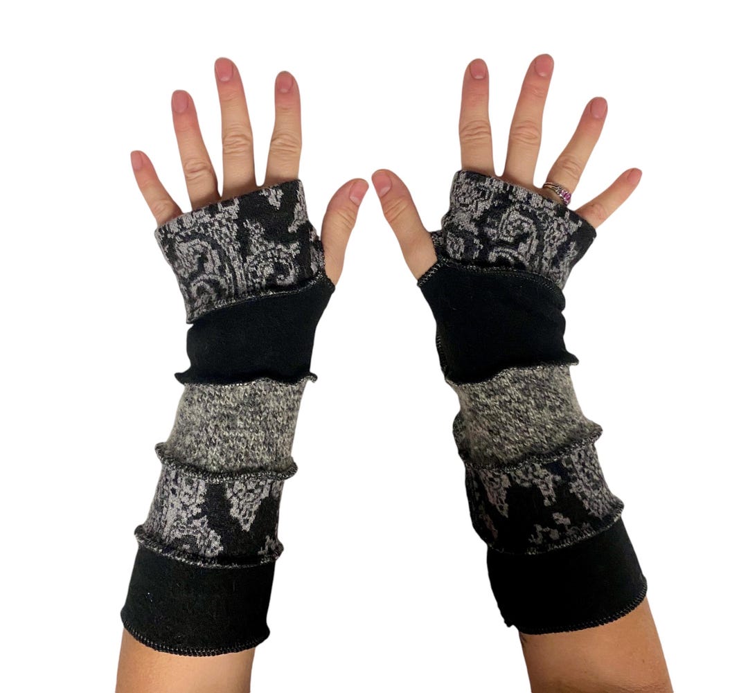 Natural Fiber Handmade Fingerless Gloves, Sustainable Gift Ideas for ...