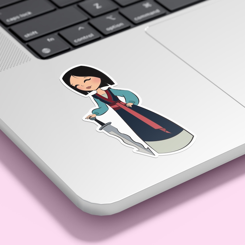 Mulan Princess Vinyl Sticker: UV & Water Resistant Decal - Etsy