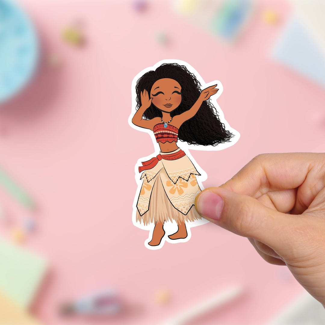 Polynesian Chief Princess UV Safe Vinyl Sticker | Vehicle Stickers ...