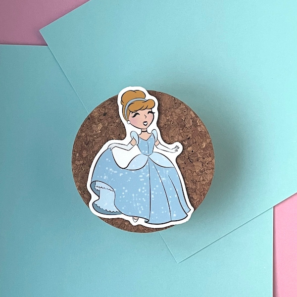 Cinderella Stickers - Etsy