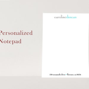 Personalized Notepad Preppy Name - Etsy