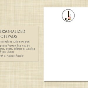Personalized Notepad - CLASSIC MONOGRAM - Etsy