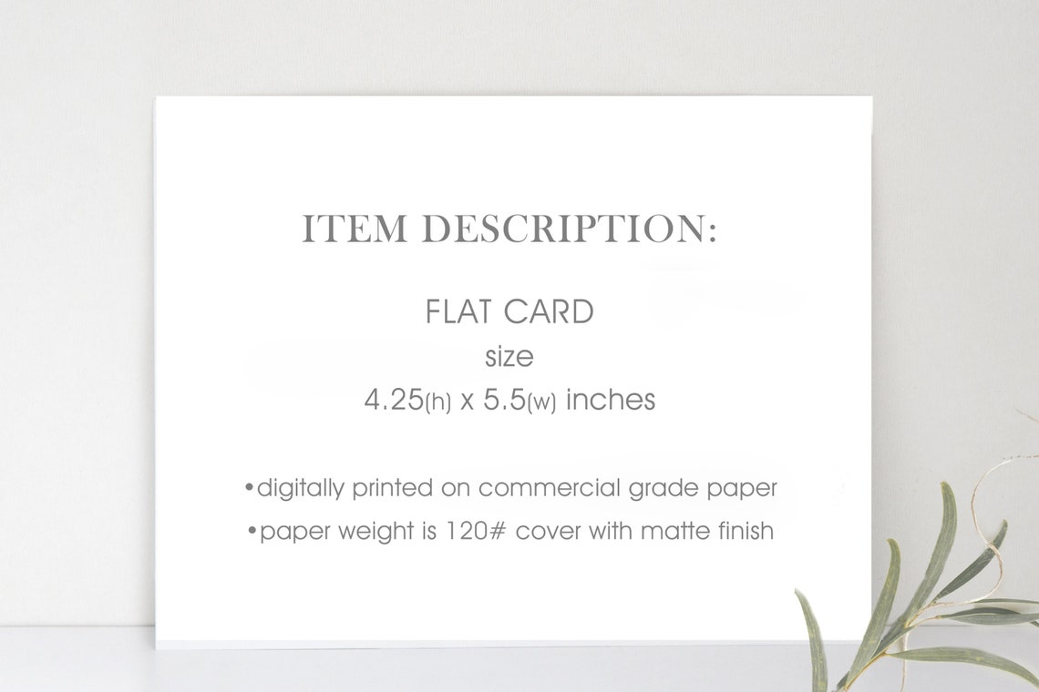 Personalized Flat Note Cards Stationery Set Family Names - Etsy