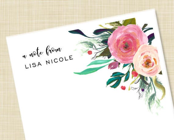 Personalized Notepad Personalized Note Pad Monogram | Etsy