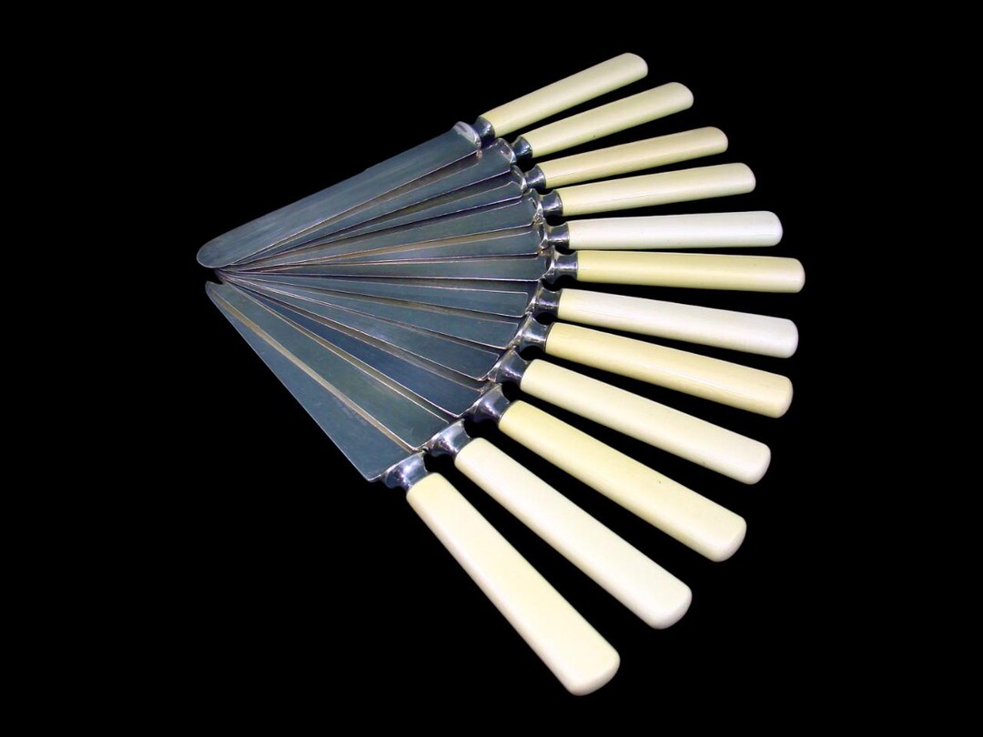 12 Landers Frary & Clark Aetna Works Butter Knives, Celluloid Handle - Etsy