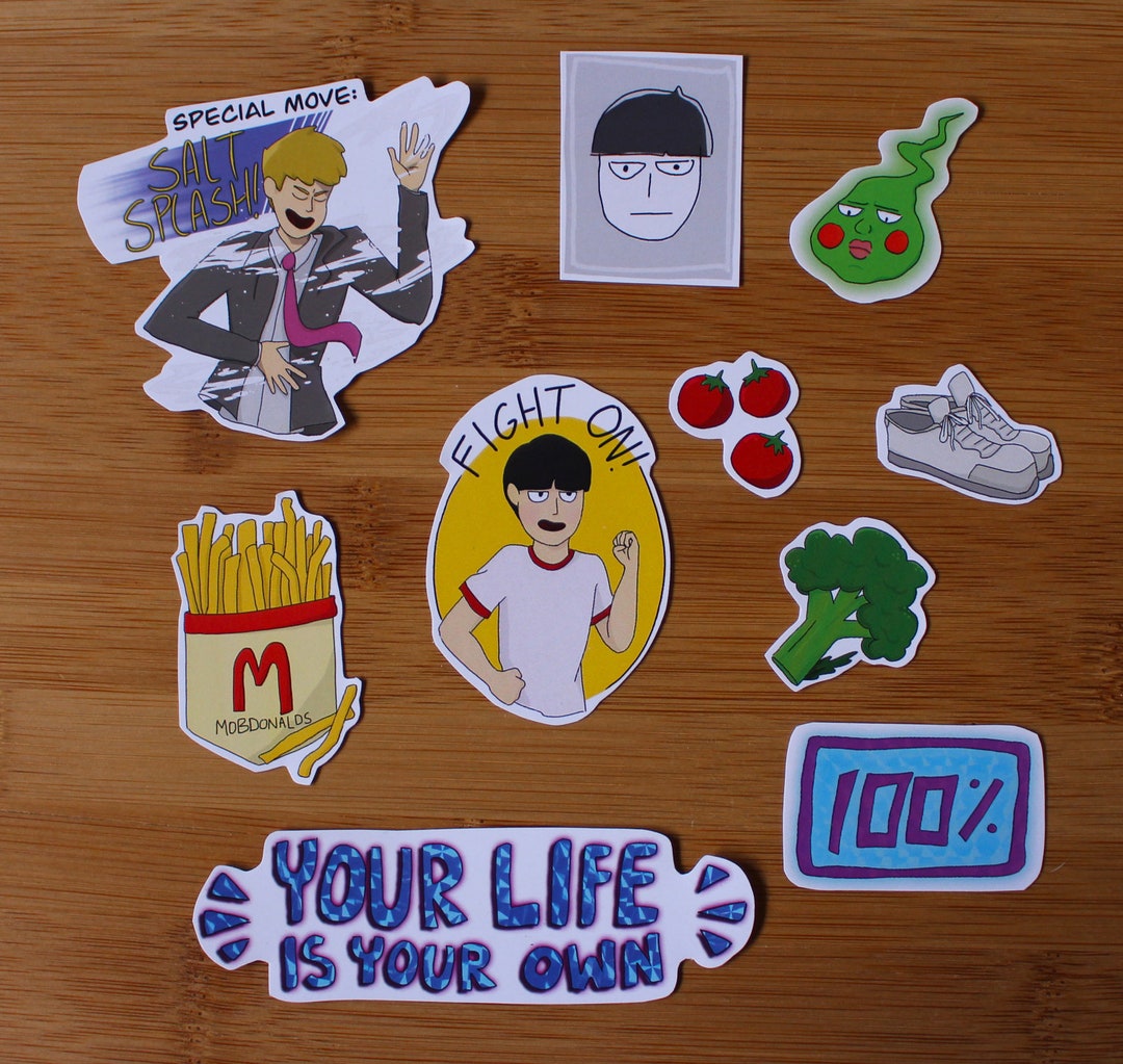Mob Psycho Sticker Pack - Etsy