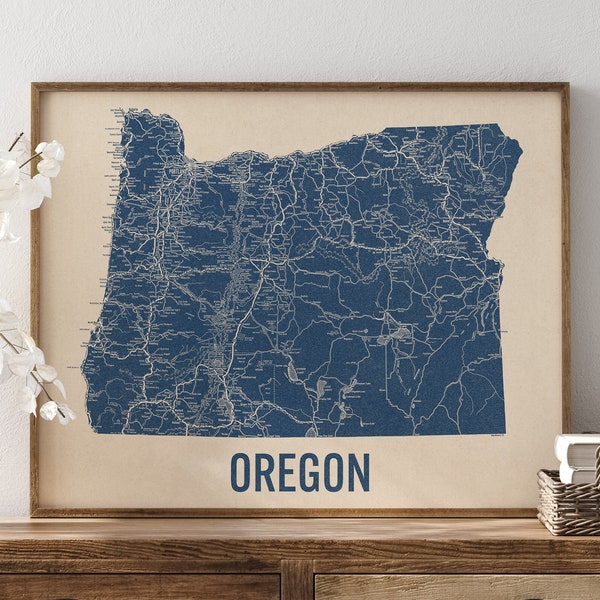 Vintage Road Maps - Etsy