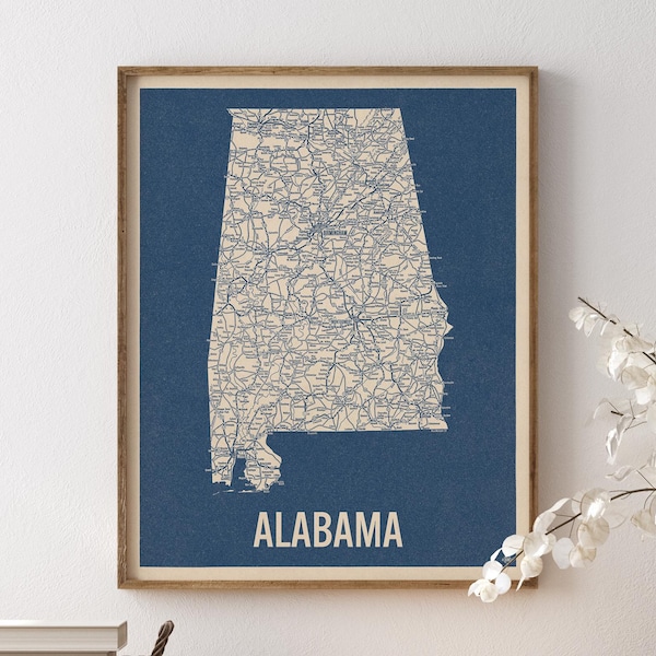 Alabama Poster - Etsy