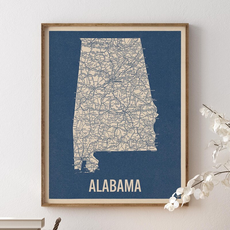 Alabama Poster - Etsy