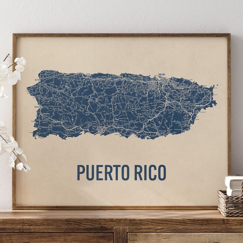 Puerto Rico Poster - Etsy