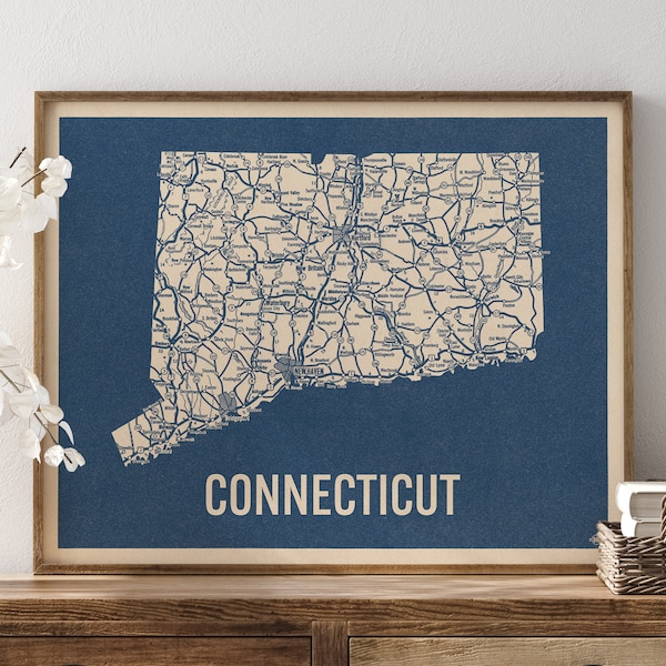Vintage Road Maps - Etsy