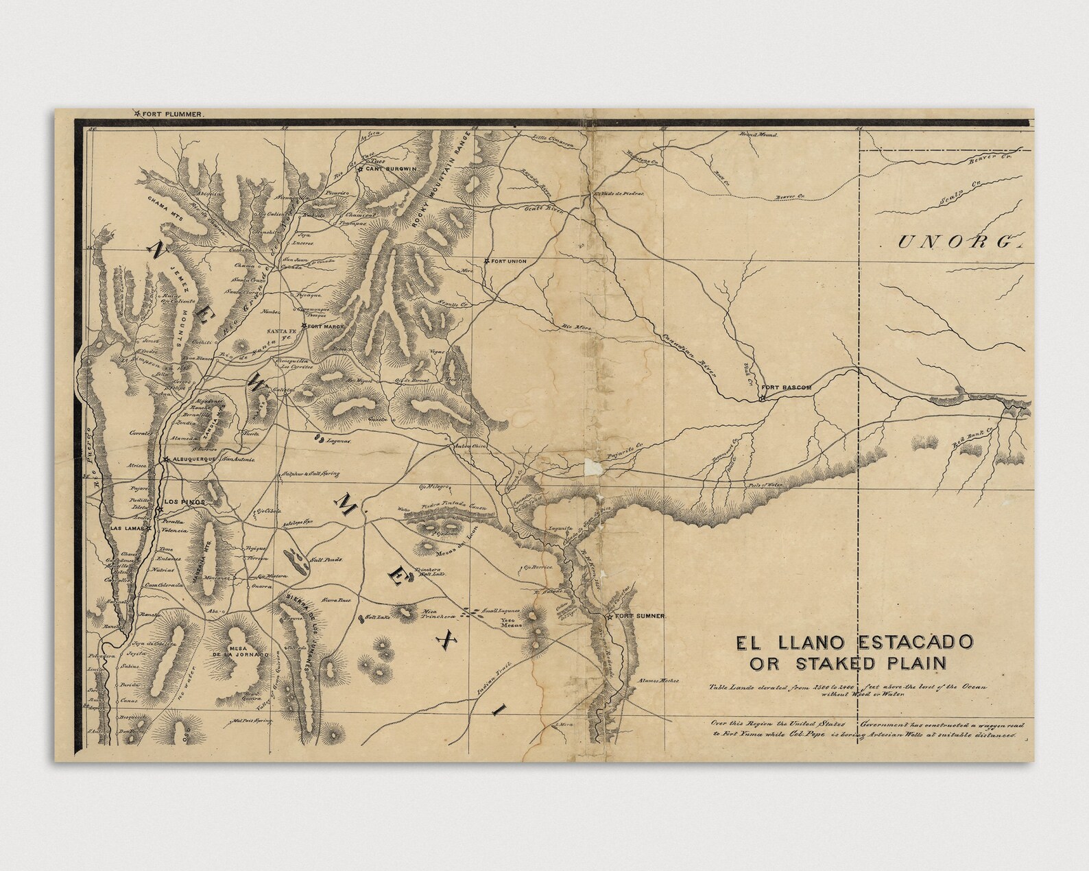 Old Texas Map Art Print Set 1867 Archival Reproduction Set | Etsy