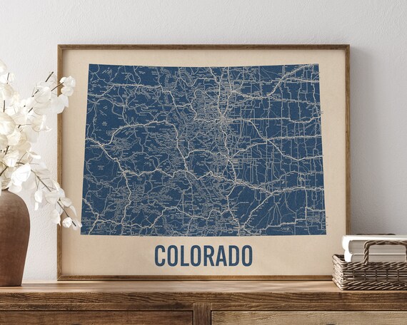Colorado Road Map