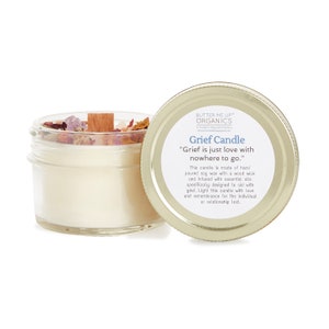 Grief Candle / Intention Candle / Essential Oil Candle / Soy Wax Candle ...
