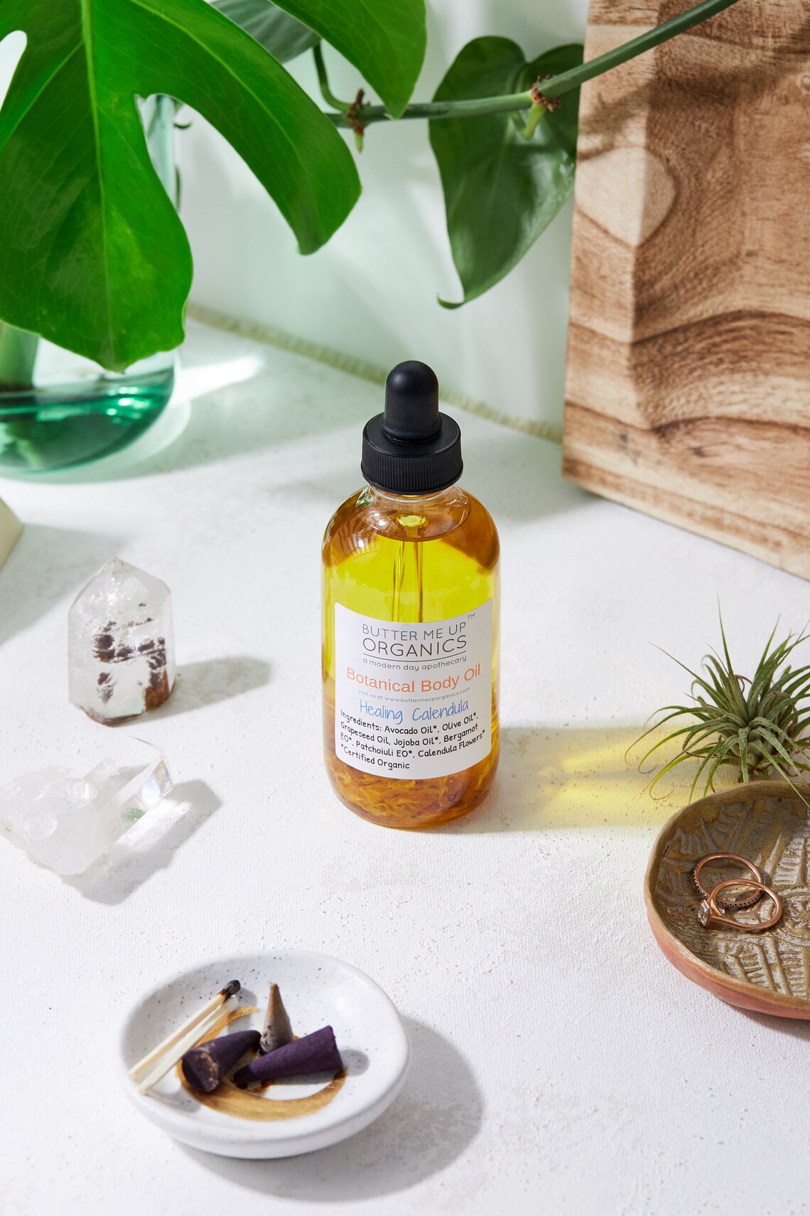 Organic Healing Calendula Body Oil / Botanical Body Oil / - Etsy