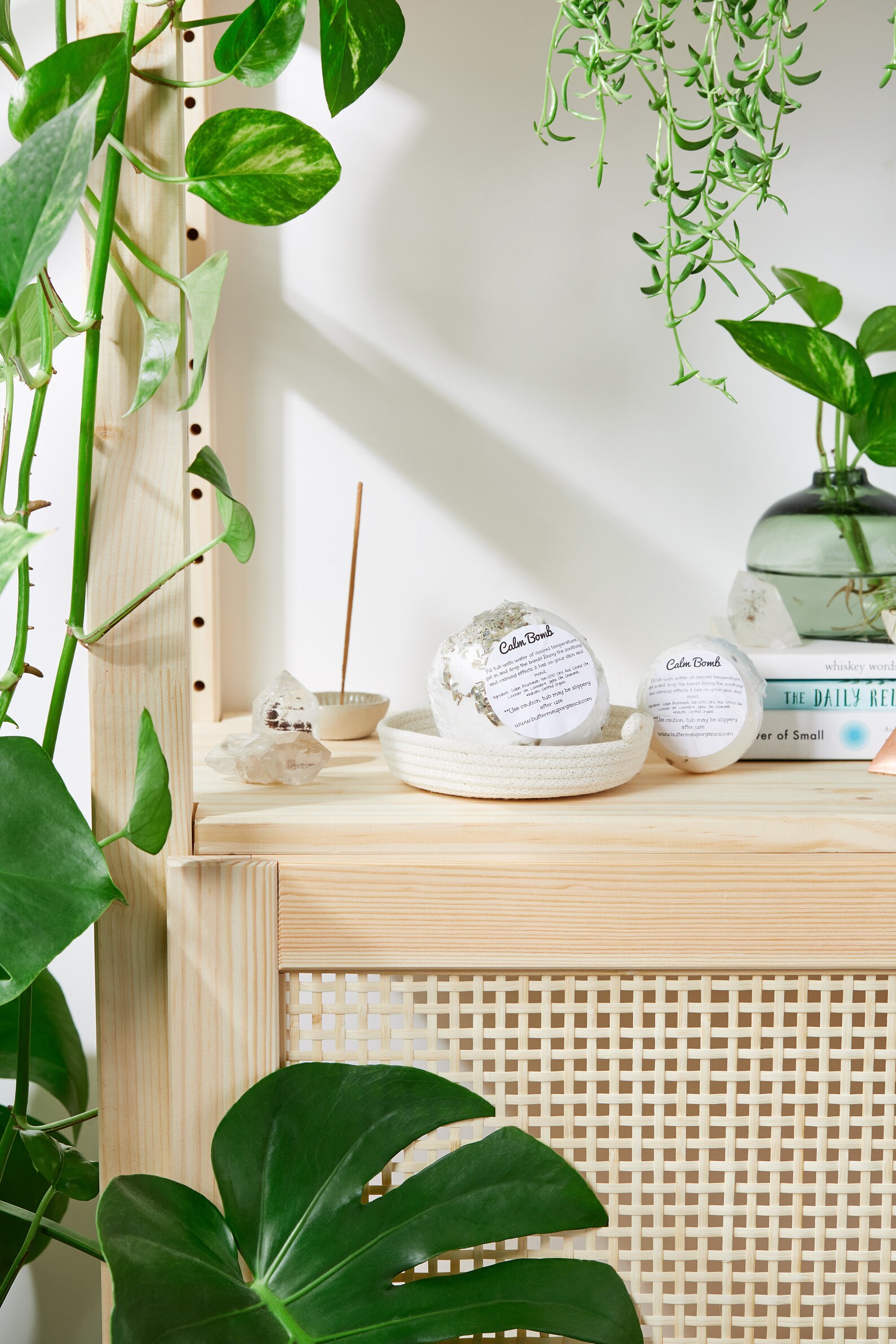 Organic Bath Bomb Calm Bomb TWO SIZES Lavender and Chamomile - Etsy