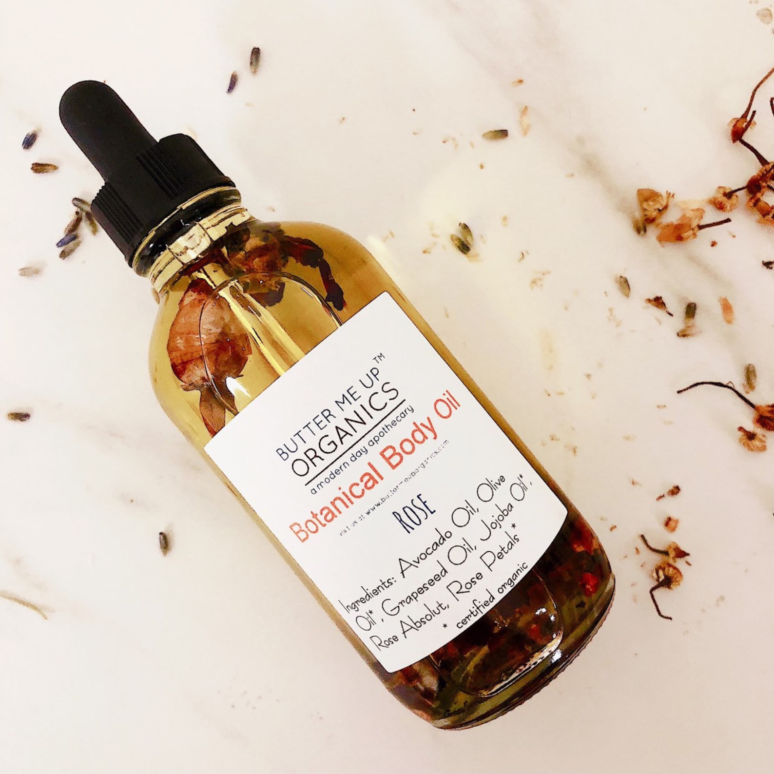 Organic Rose Body Oil / Botanical Body Oil /essential Oil - Etsy