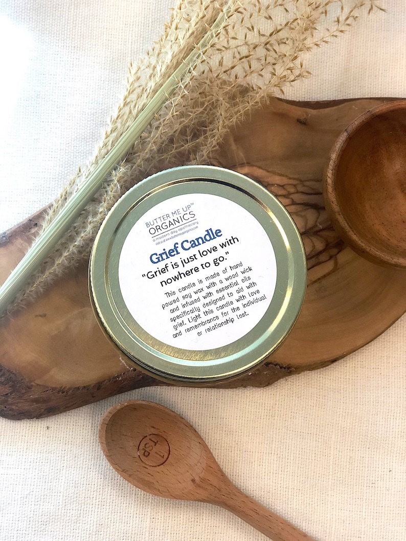 Grief Candle / Intention Candle / Essential Oil Candle / Soy - Etsy