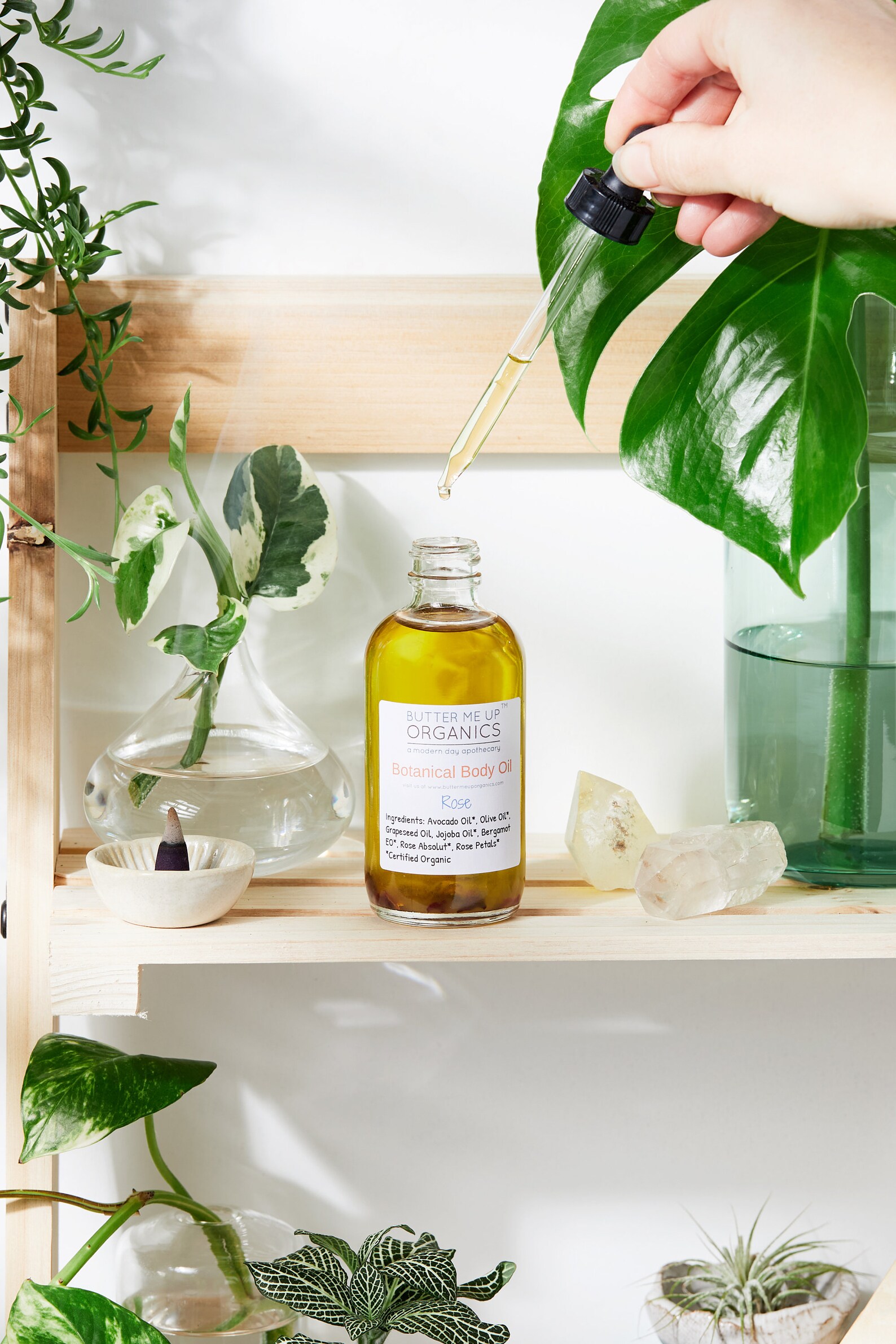 Organic Rose Body Oil / Botanical Body Oil /essential Oil - Etsy