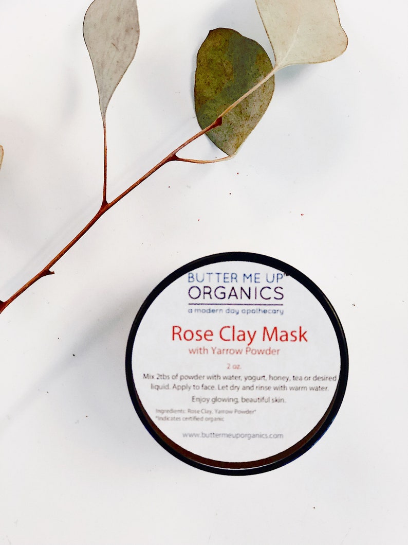 Rose Clay Face Mask - Etsy