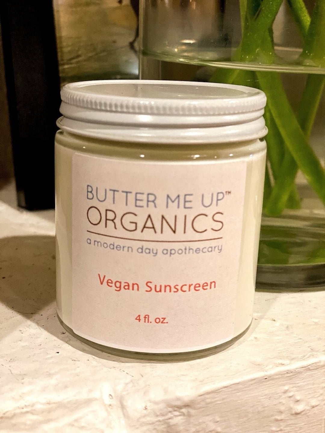 VEGAN Sunscreen / SPF 45 / Eco Friendly Sun Protection / Mineral ...