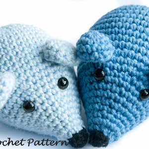 Amigurumi Toy Pattern,crochet Mouse , PDF ENG E-book, Rattle Stuffed ...