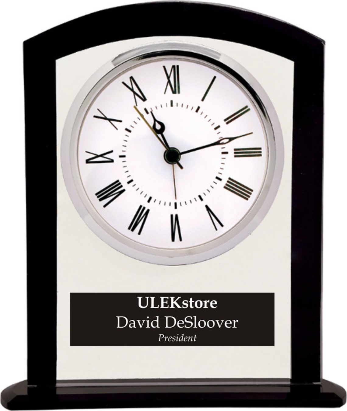 Personalized Glass Clock - Etsy