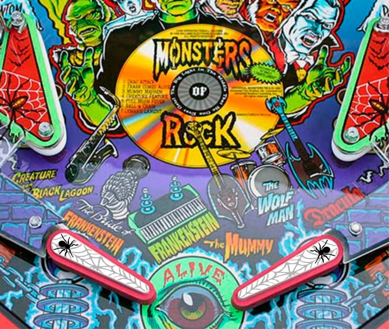 Spider and Web Pinball Flipper Bat Topper MOD - Etsy España