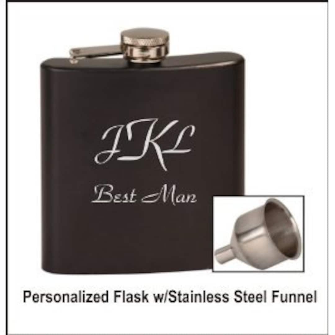 Personalized Flask -you Choose Color and Design ... W/free Funnel - Etsy