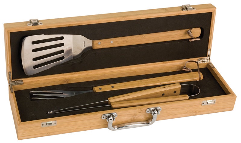Custom Engraved Personalized Barbeque (BBQ) Tool Set - BRAND NEW - Etsy