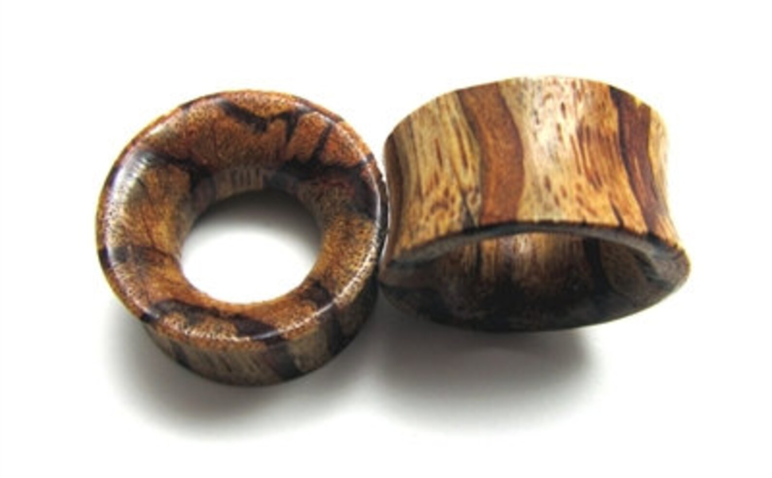 Pair of Zebratunnel Wood Plugs - Etsy
