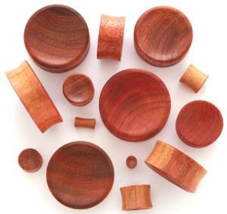 Pair of Concave Chang Wood Plugs - Etsy