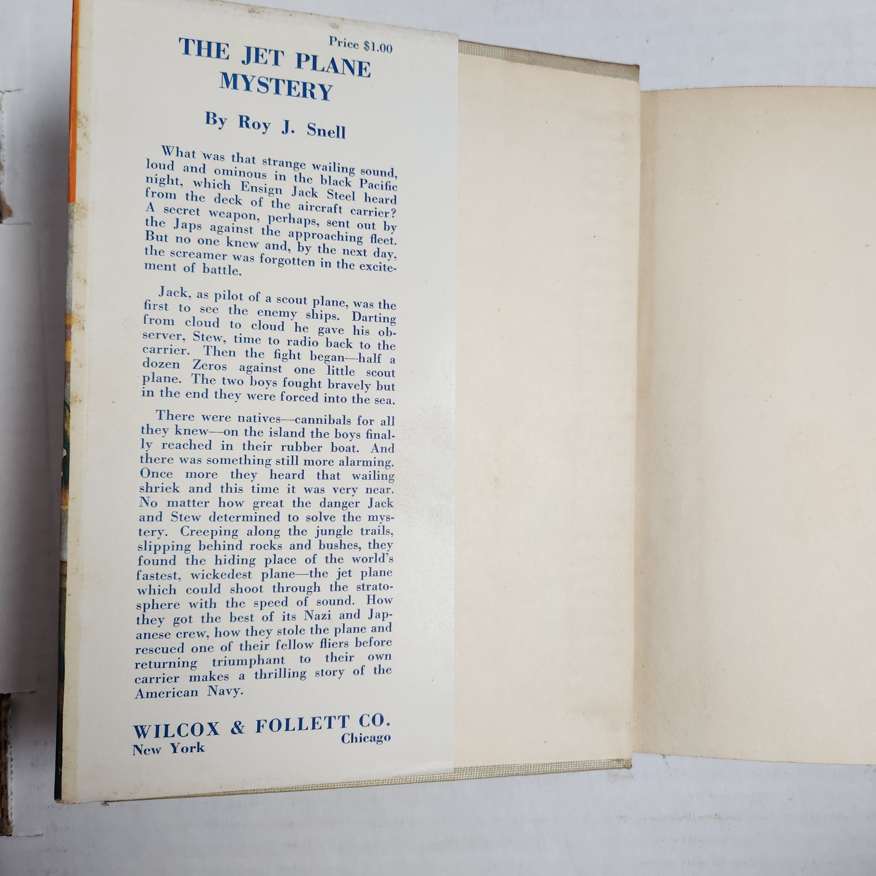 The Jet Plane Mystery. Roy Snell. - Etsy