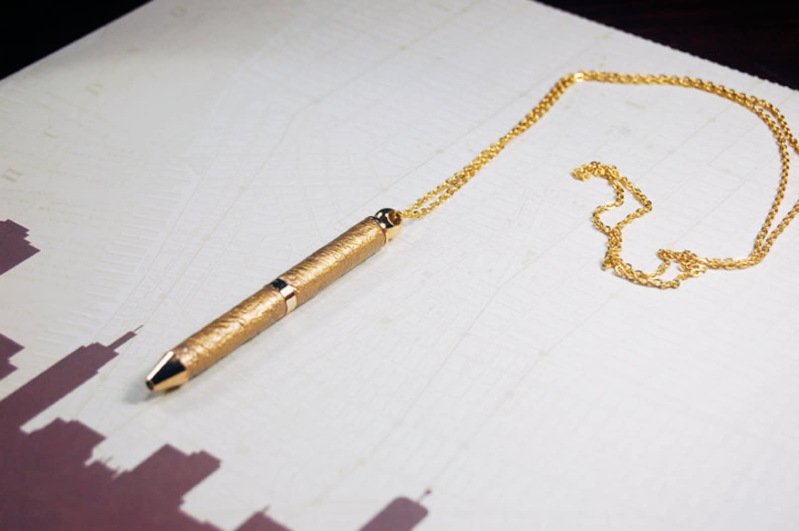Holloway Handmade Pen Necklace - Inspired by Mad Men - Etsy