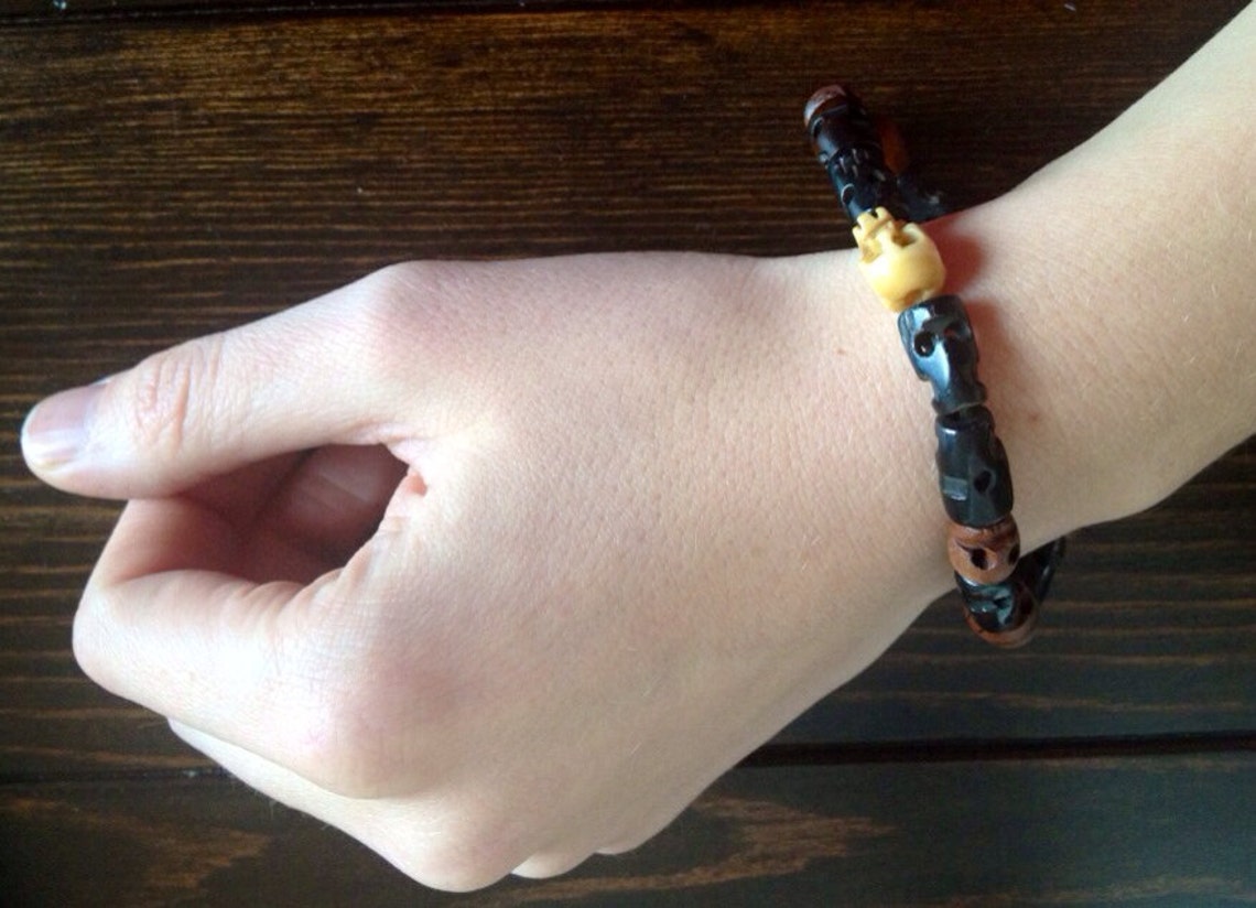 Dean Winchester's Skull Bracelet Inspired by - Etsy
