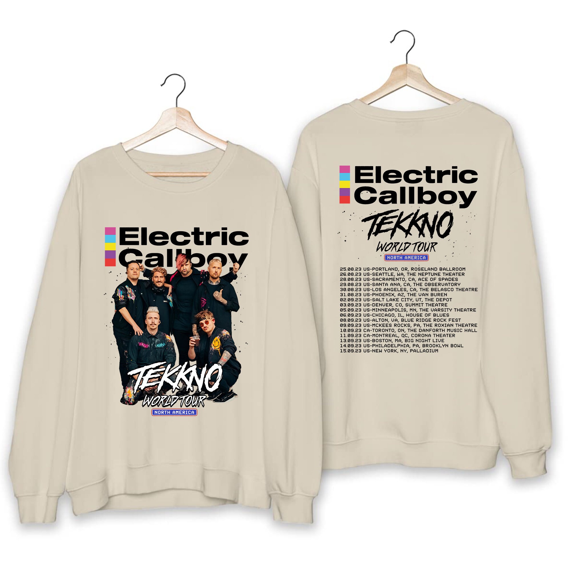 Electric Callboy 2023 Tour Shirt, Electric Callboy Shirt, Tour 2023 ...