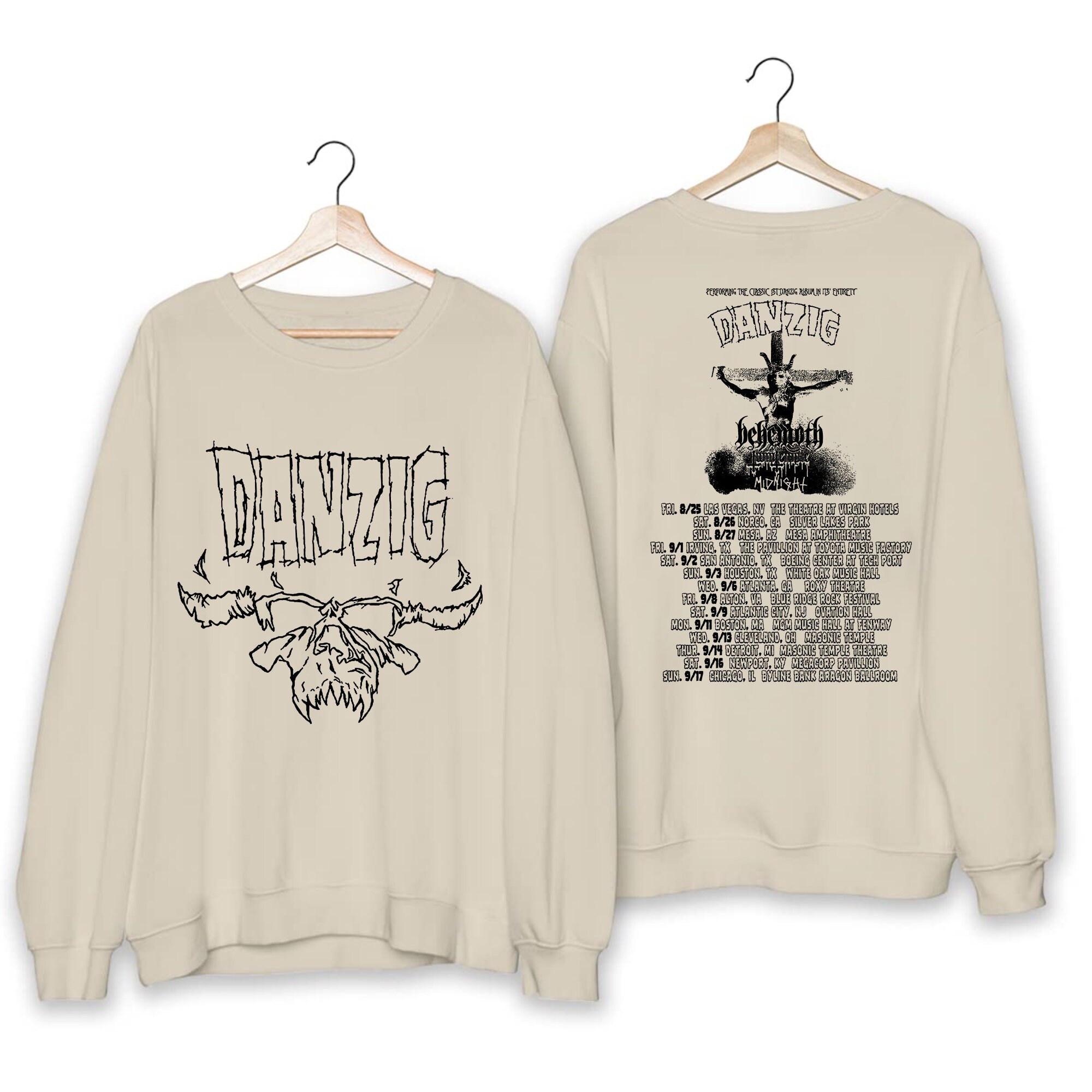 Danzig 2023 Tour Shirt, Danzig Band 2023 Concert Shirt Designed & Sold ...