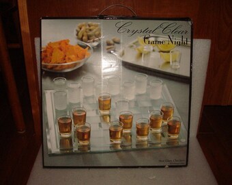 Checkered Shot Glass - Etsy