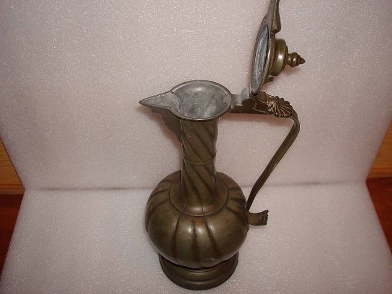 Large Vintage Ewer Pewter Coffee Pot / Teapot/ Water Pitcher - Etsy